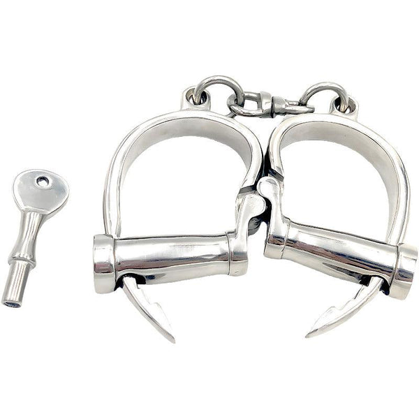 Thorn Garden邃 0 6kg Stainless Steel Horseshoe Shaped Handcuffs With Fr
