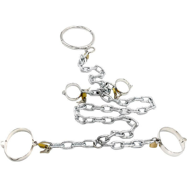 THORN GARDEN™ about 2200g 1.4cm heigh Hand, foot and neck shackles set