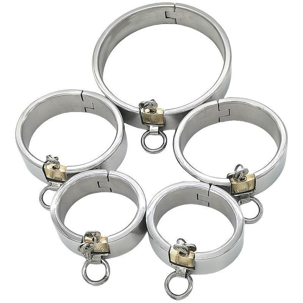 2400g bdsm Stainless Steel Shackles Restraint Set and free shipping ...