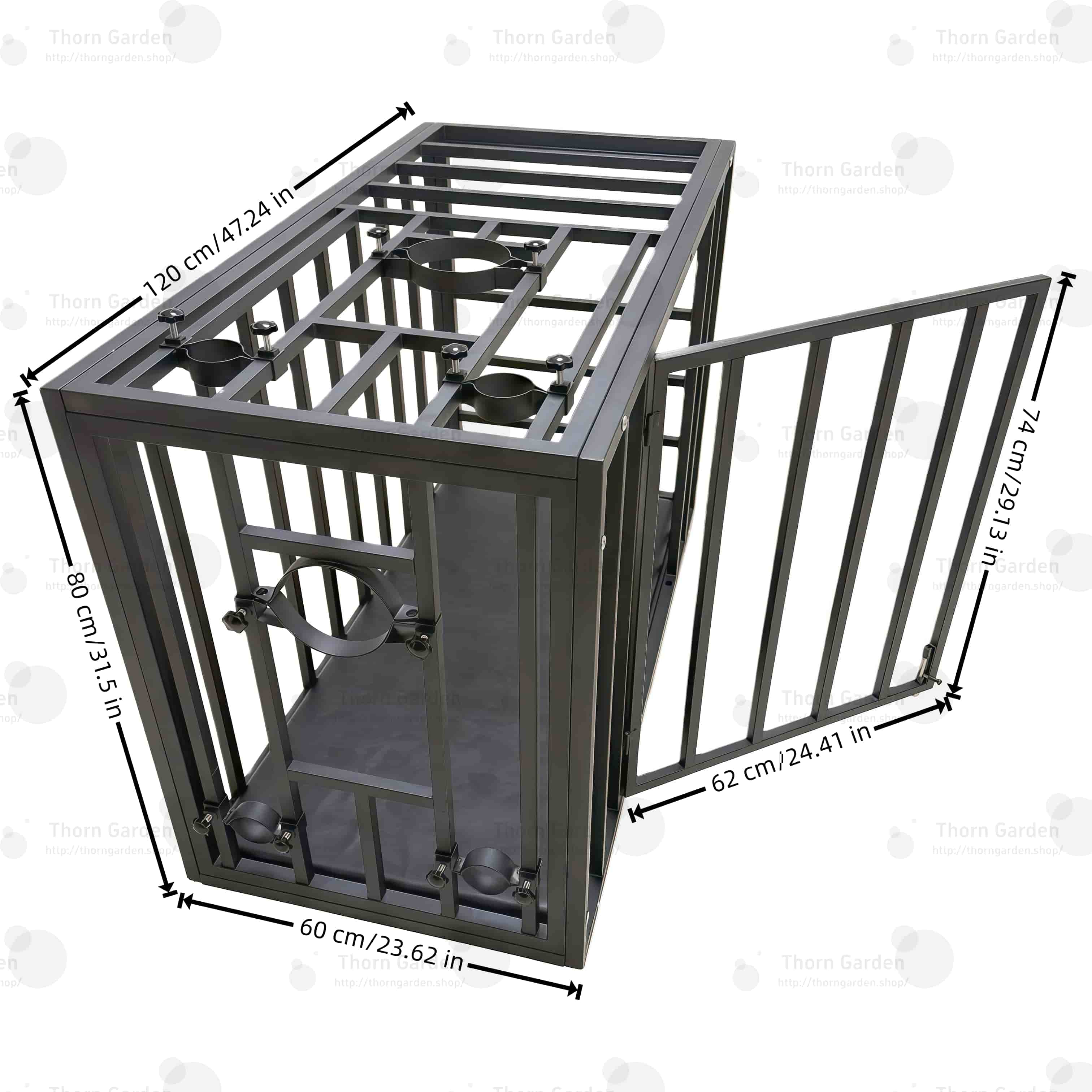 BDSM Cages - Human & Pet Cages, Confinement Furniture | THORN GARDEN